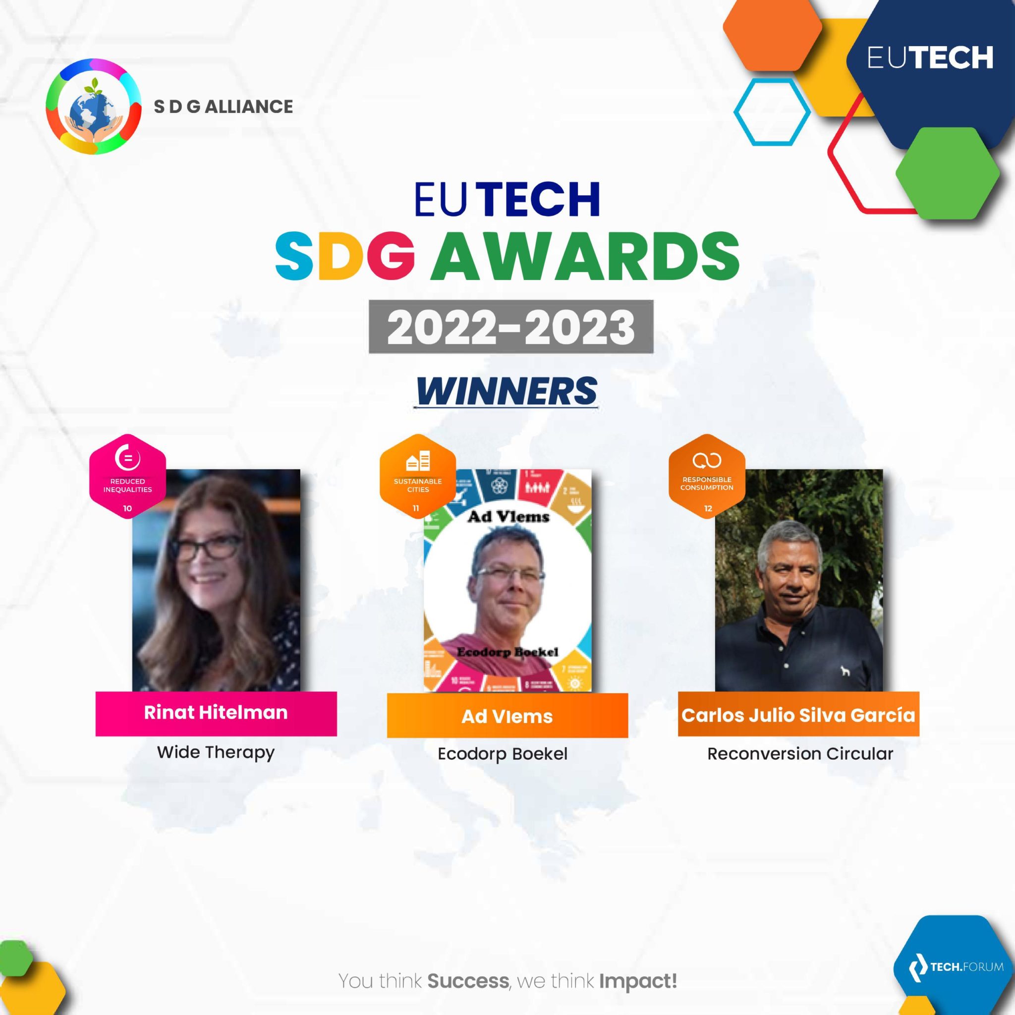 EUTECH SDG Awards: Celebrating Remarkable Winners Advancing Sustainable ...